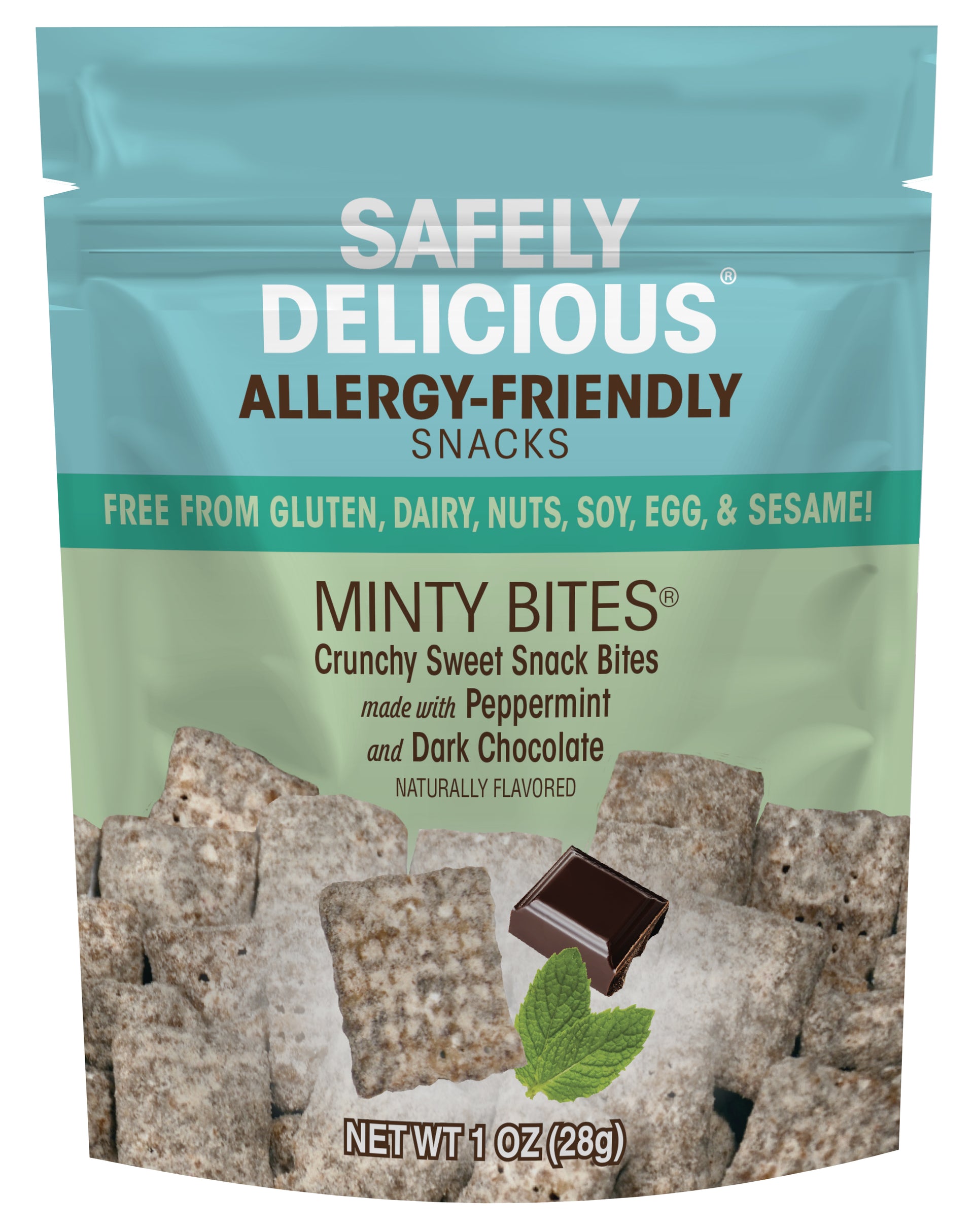 Shop Allergen-Free Snacks: Minty Bites-Peppermint & Dark Chocolate ...
