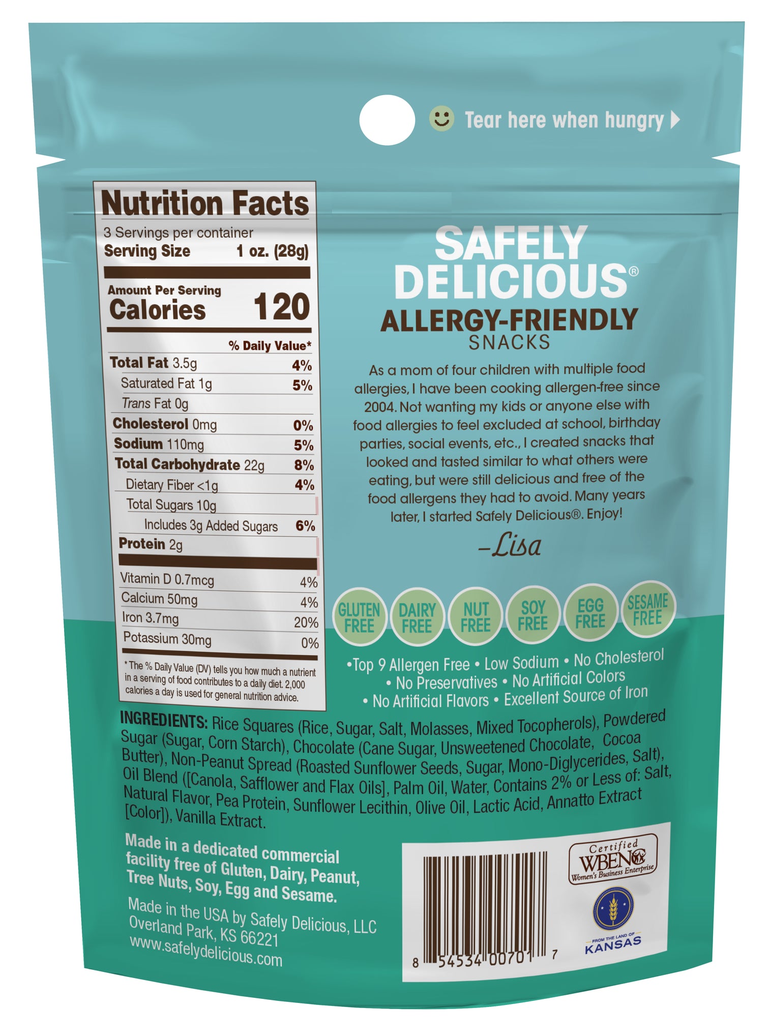 Allergen-Free Snacks: Classic Bites Semi-Sweet Chocolate Flavor ...