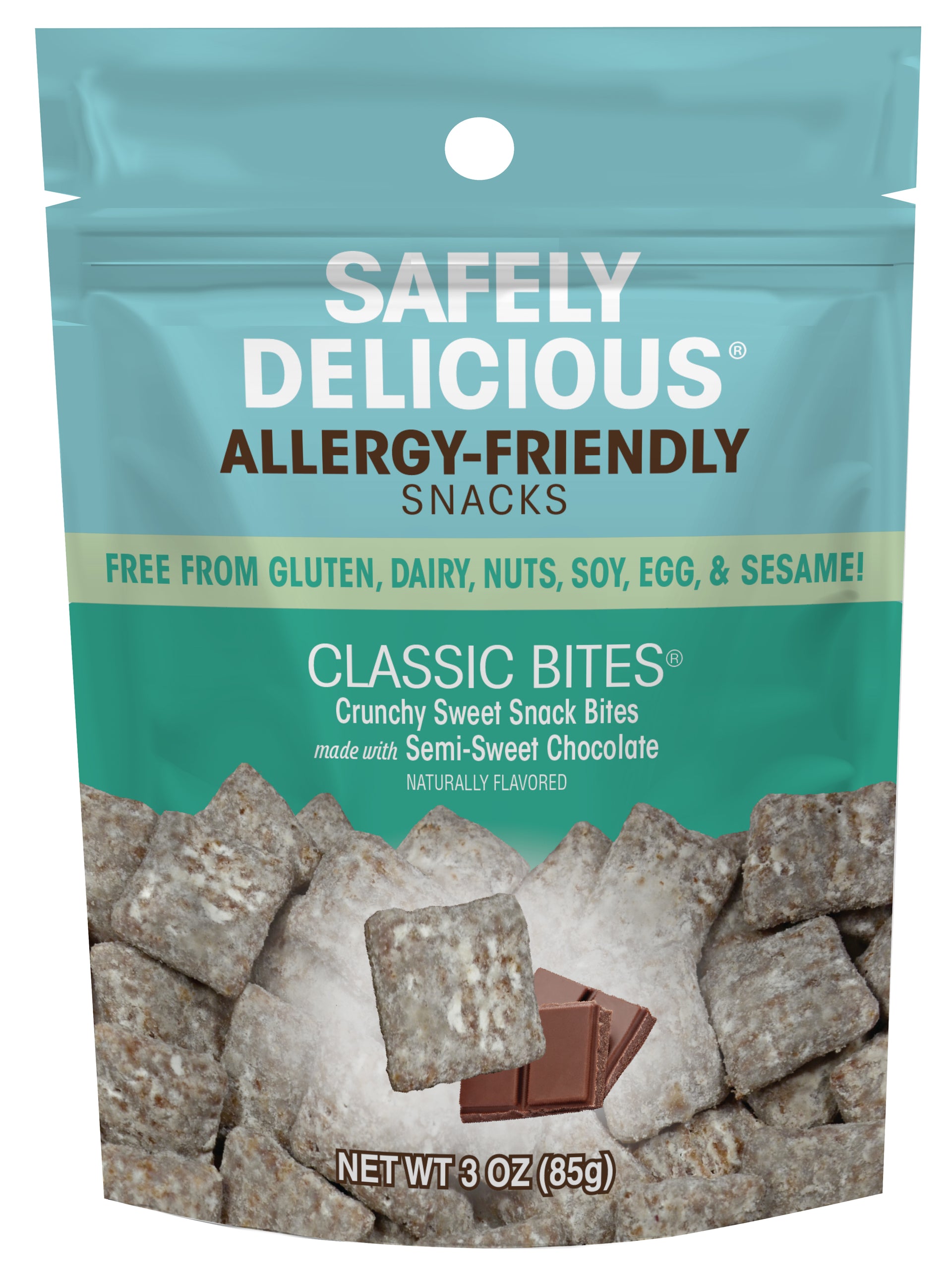 Allergen-Free Snacks: Classic Bites Semi-Sweet Chocolate Flavor ...